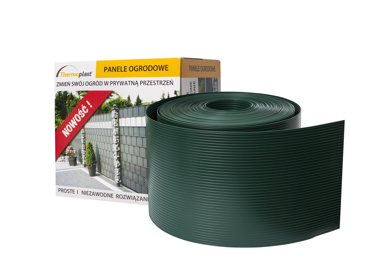 THERMOPLAST taśma ogrodzeniowa CLASSIC LINE RAL 6005 zielona 19cm x 26 ...